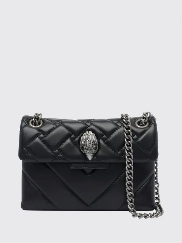 Kurt Geiger Kensington Quilted Calfskin Shoulder Bag - Black
