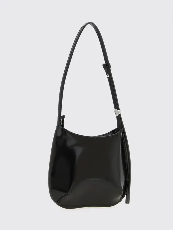 Jacquemus Le Petit Bisou Calf Leather Shoulder Bag - Black