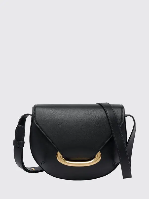 WANDLER Leather Crossbody Bag With Gold Tone Hardware
