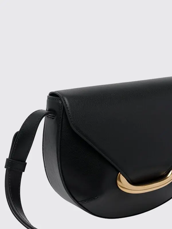 WANDLER Leather Crossbody Bag With Gold Tone Hardware