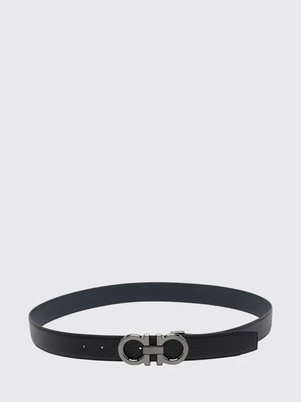 FERRAGAMO Leather Belt - Blue
