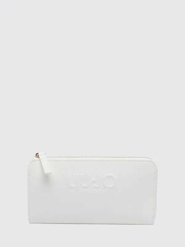 Liu Jo Saffiano Faux Leather Wallet - White