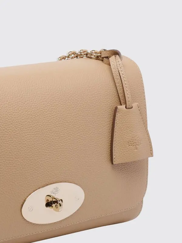 Mulberry Chain Strap Crossbody Bag - Beige