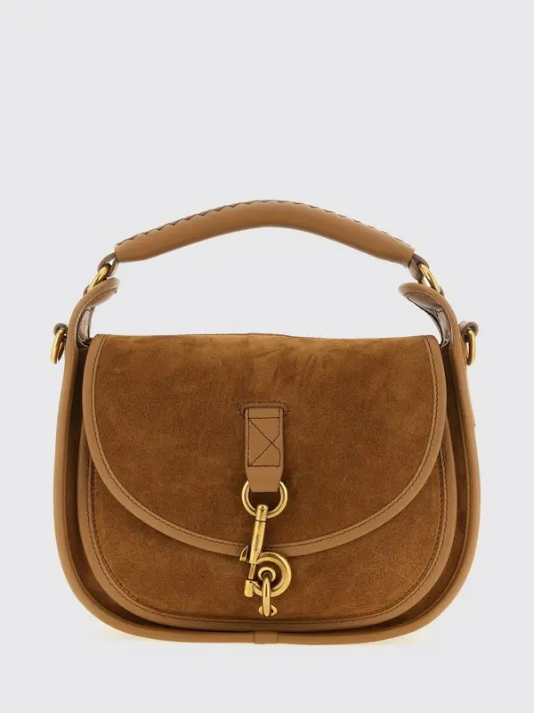 Burberry Suede Bag - Beige