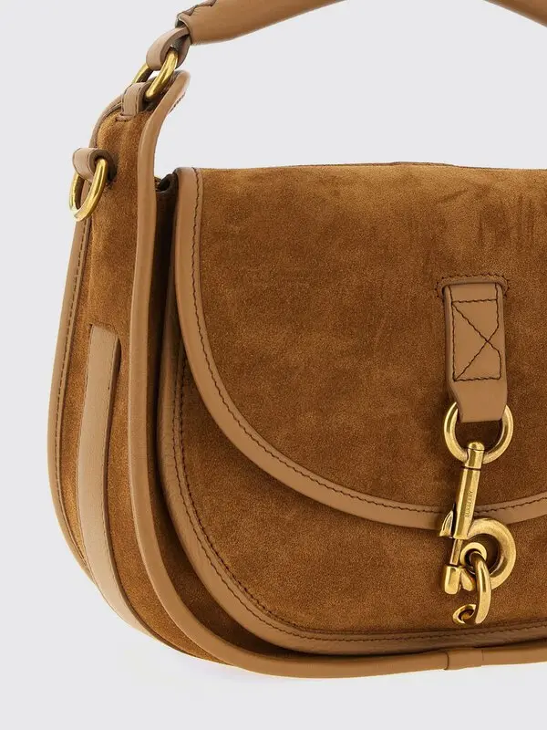 Burberry Suede Bag - Beige