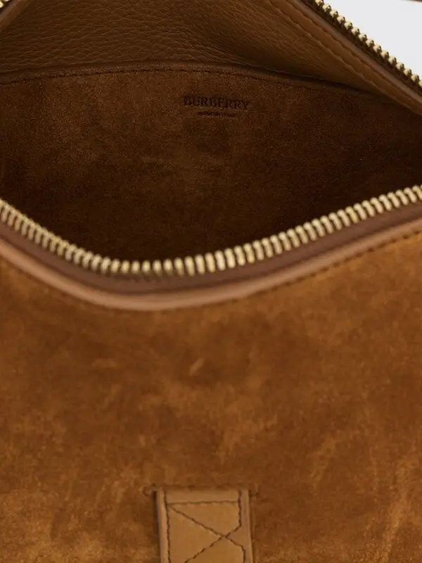Burberry Suede Bag - Beige