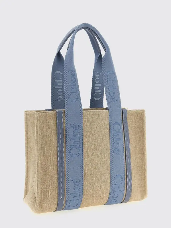 Chloé Canvas Tote Bag - Blue