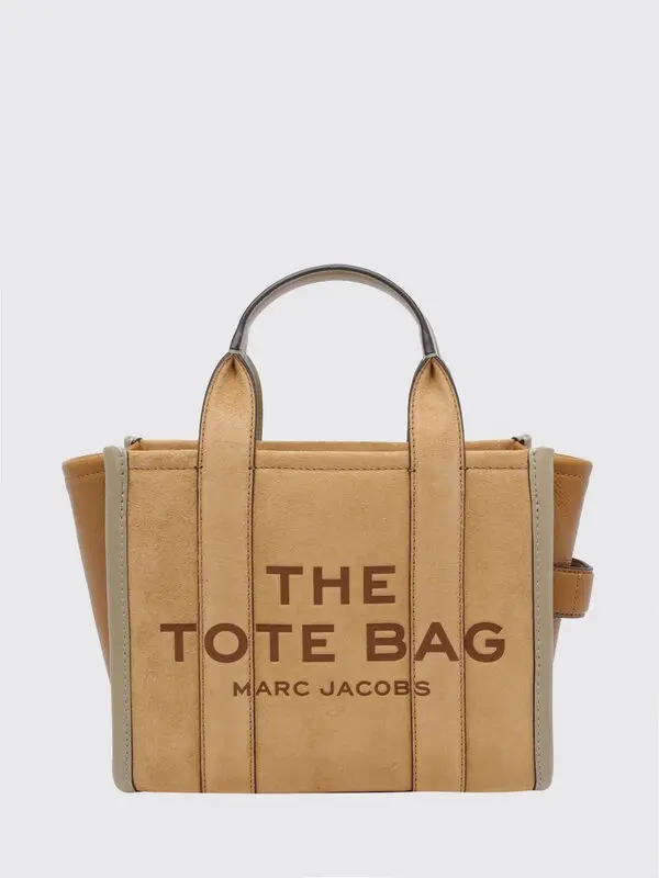 Marc Jacobs Small Tote Bag In Suede - Beige