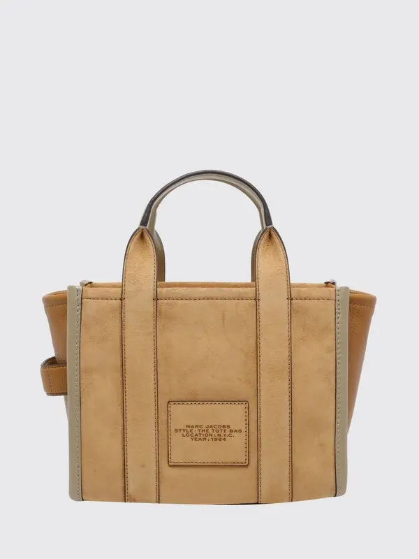 Marc Jacobs Small Tote Bag In Suede - Beige