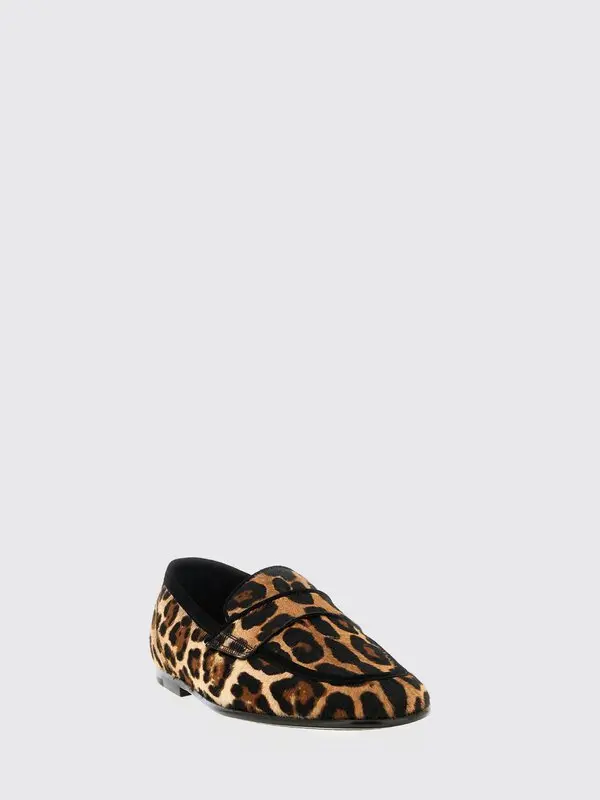 Dolce & Gabbana Leopard Print Loafers