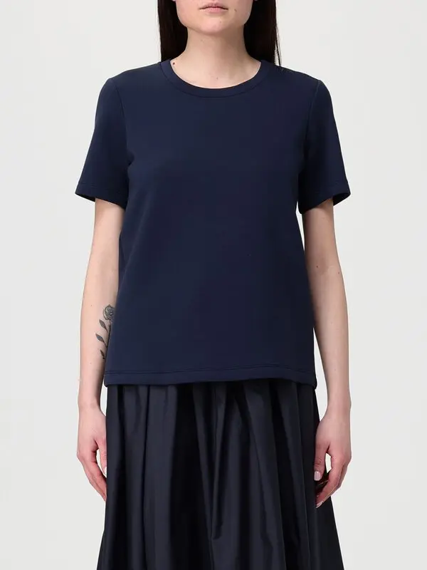 Max Mara Cotton Blend Crewneck T-shirt