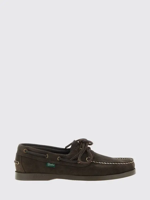 Paraboot Suede Boat Loafers - Brown