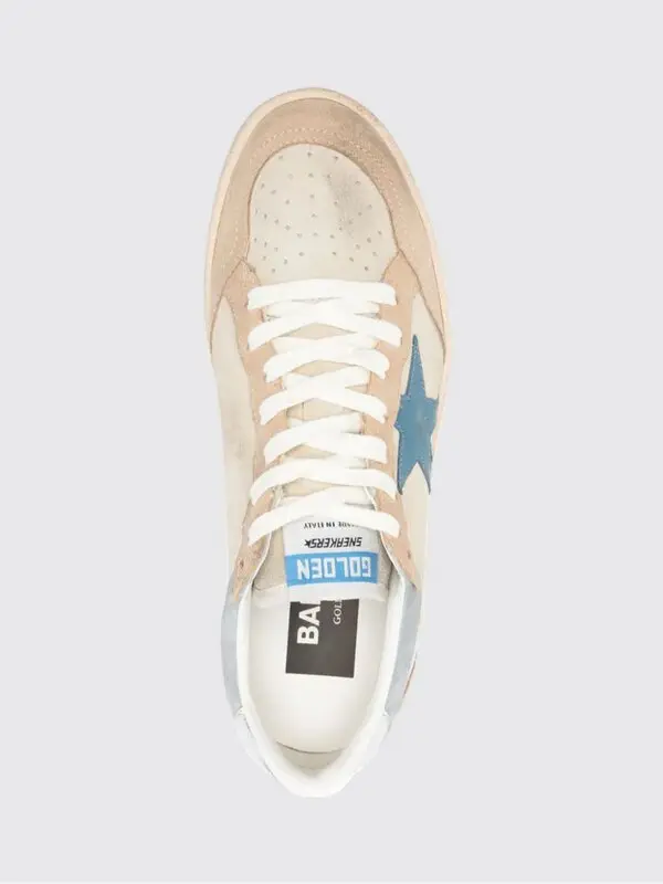 GOLDEN GOOSE Ball Star Leather Sneakers - White