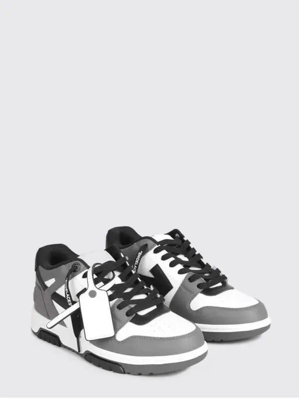 Off-White Out Of Office Leather Sneakers - Grey