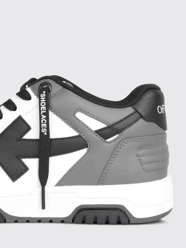Off-White Out Of Office Leather Sneakers - Grey