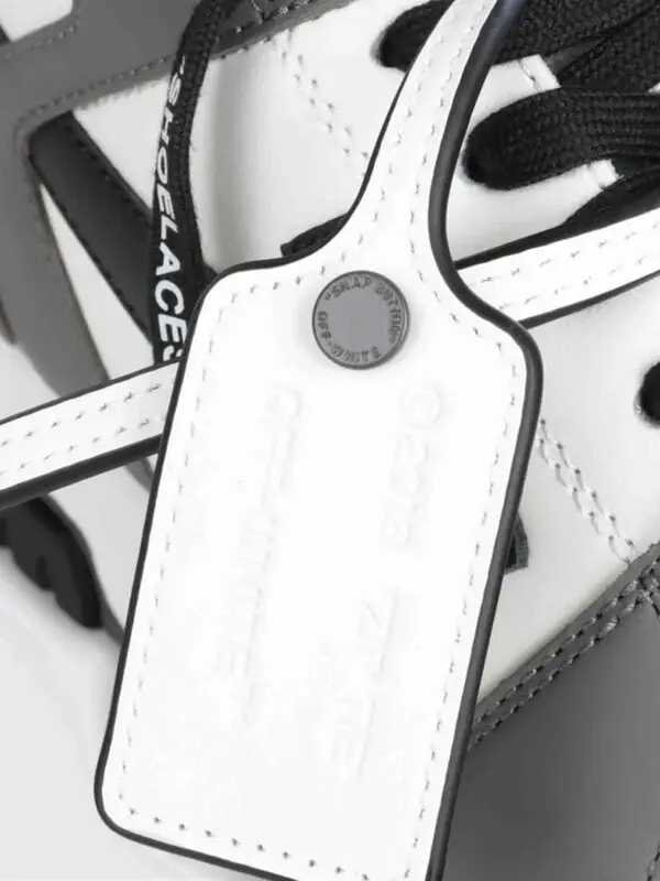 Off-White Out Of Office Leather Sneakers - Grey