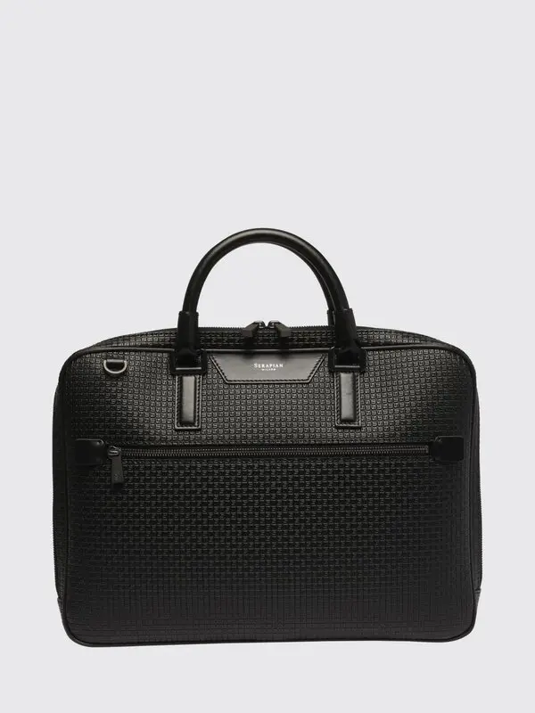 SERAPIAN Textured Briefcase