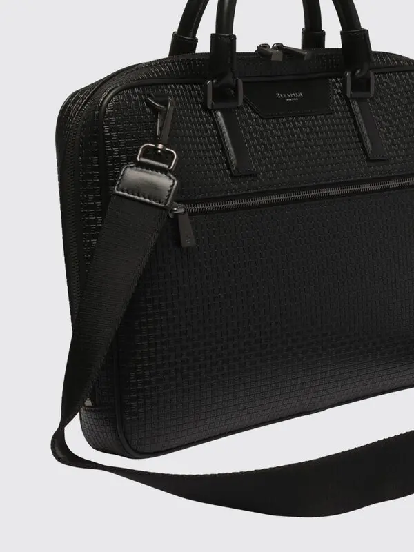 SERAPIAN Textured Briefcase