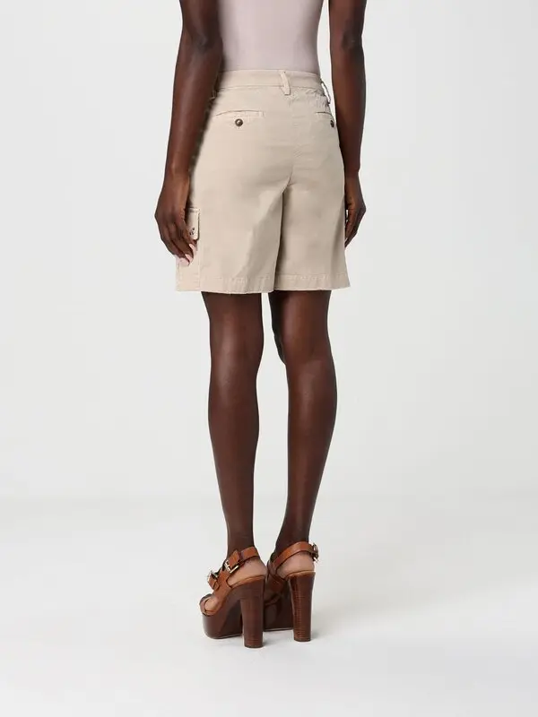 MASON'S Cotton Cargo Shorts With Stud Details