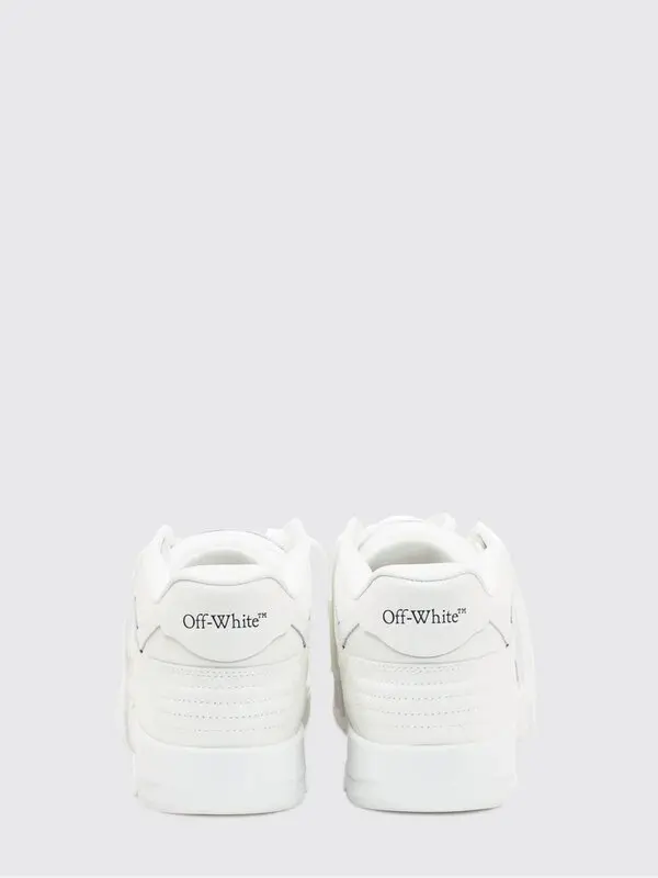 Off-White Leather And Recycled Polyester "out Of Office" Sneakers - White