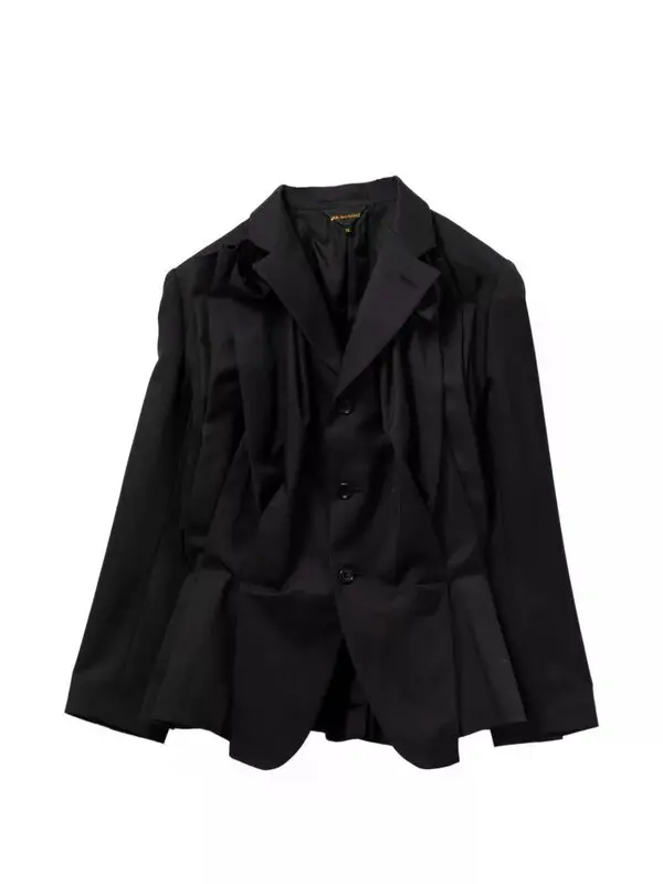 Comme Des Garçons Pleated Jacket - Black