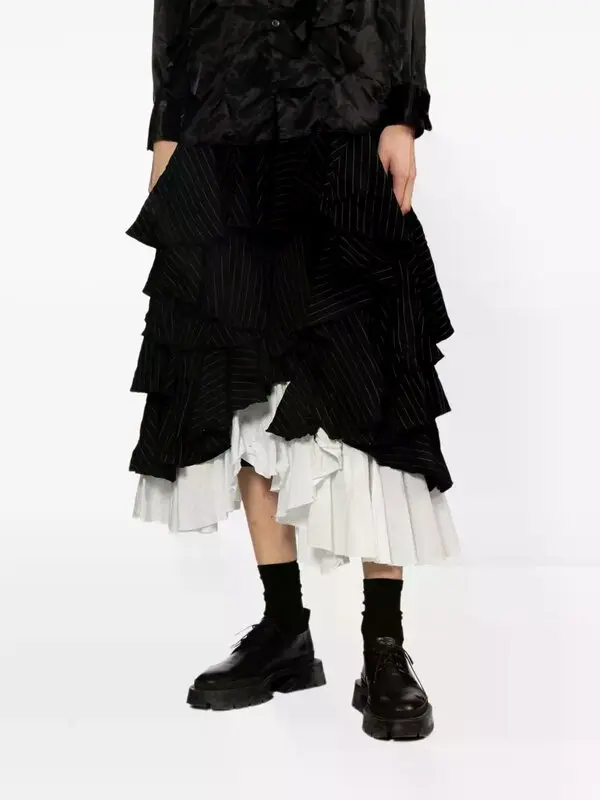 Comme Des Garçons Asymmetric Midi Skirt