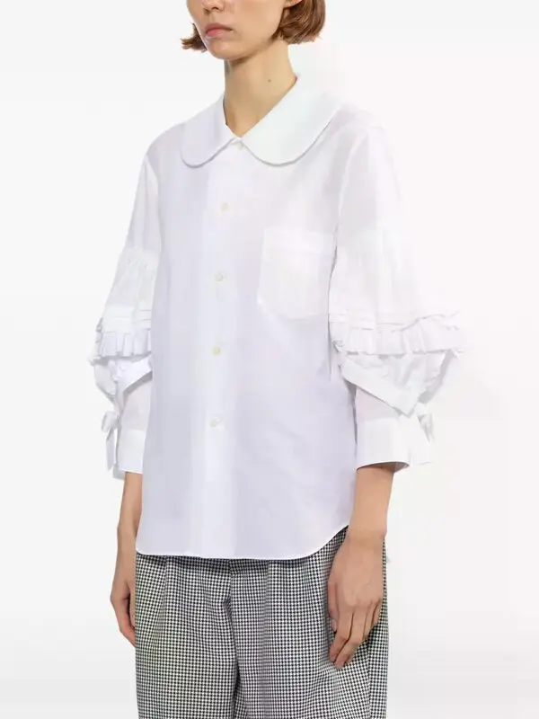 Comme Des Garçons Ruffled Sleeve Shirt