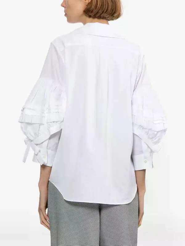 Comme Des Garçons Ruffled Sleeve Shirt
