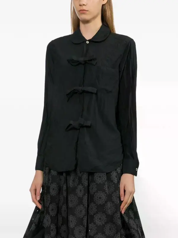 Comme Des Garçons Peter Pan Collar Shirt