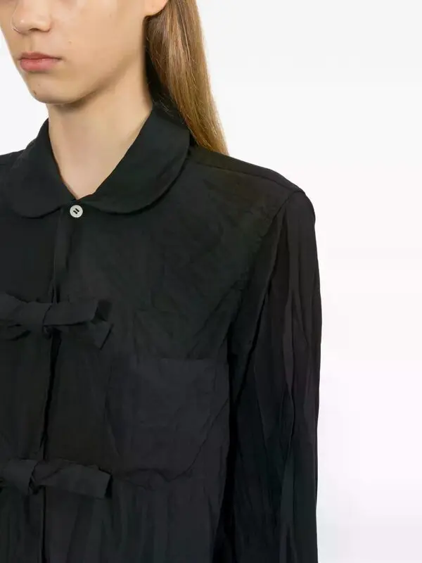 Comme Des Garçons Peter Pan Collar Shirt