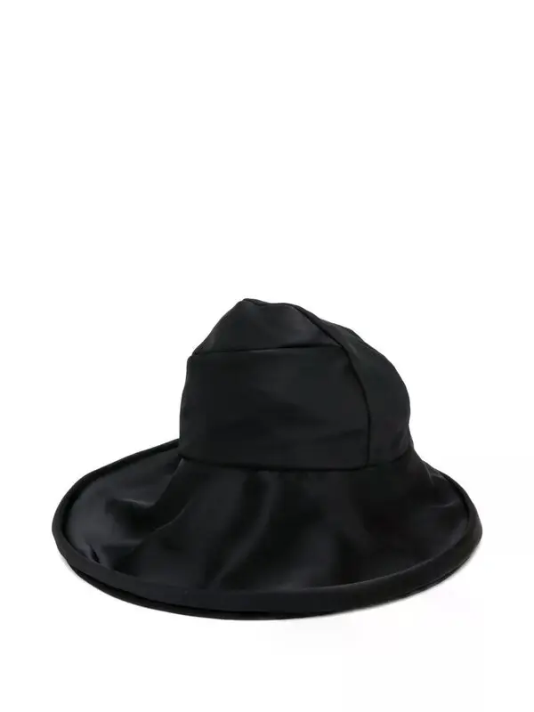 Junya Watanabe Gathered Fedora Hat - Black