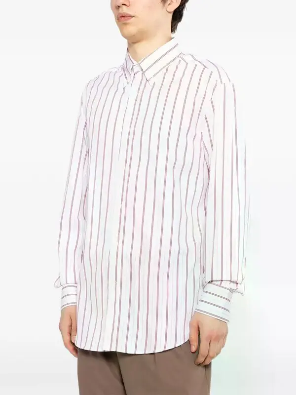 Brunello Cucinelli Striped Button-down Shirt - White