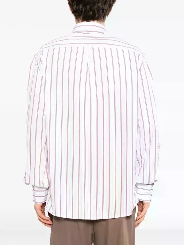 Brunello Cucinelli Striped Button-down Shirt - White