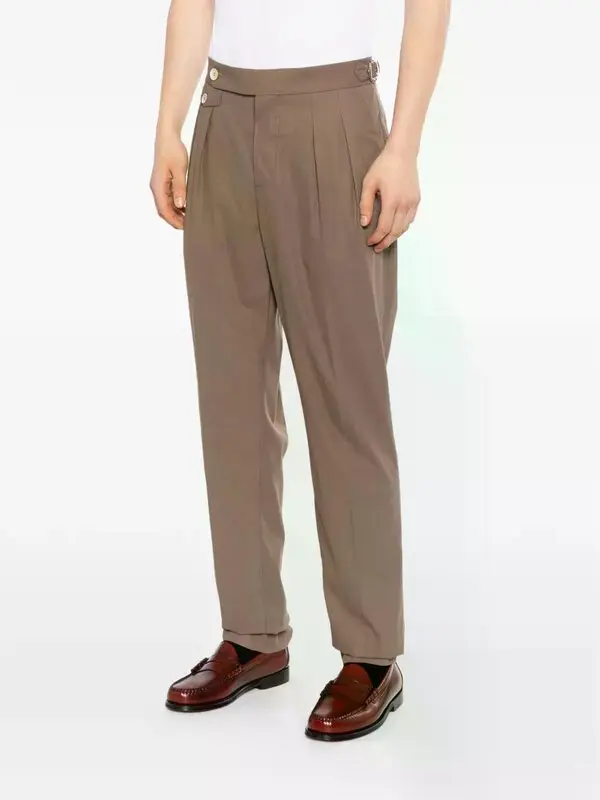 Brunello Cucinelli Pleated Trousers - Brown