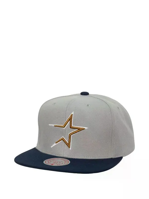 Mitchell & Ness Star-embroidered Baseball Cap - Grey