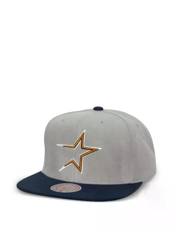 Mitchell & Ness Star-embroidered Baseball Cap - Grey