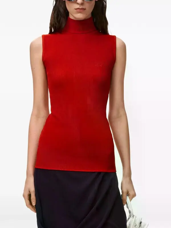 Loewe High-neck Sleeveless Top - Red