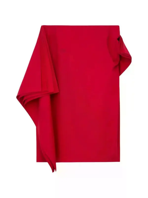 Loewe Draped-detail Midi Skirt