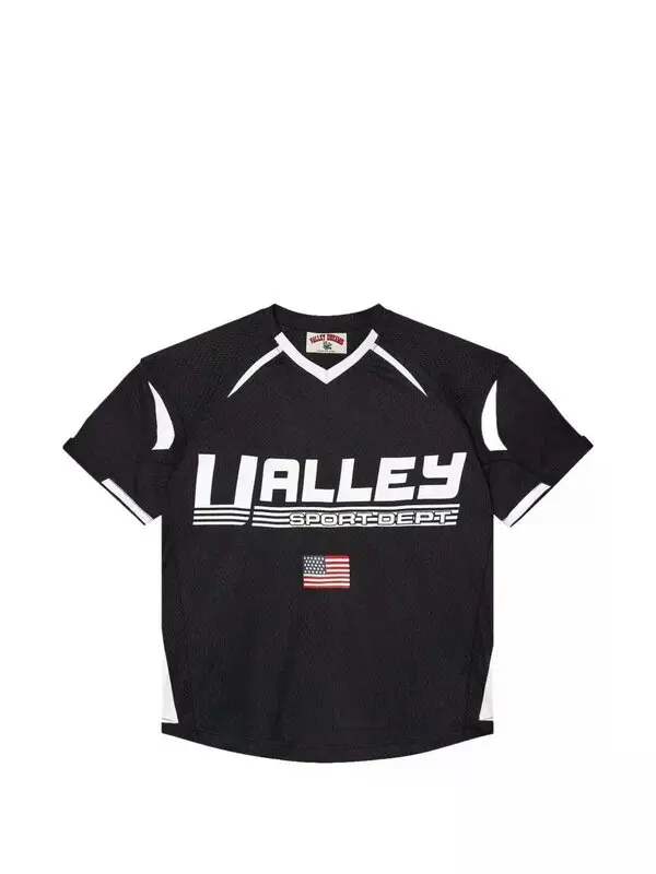 VALE FOREVER Valley Graphic Print V-neck T-shirt