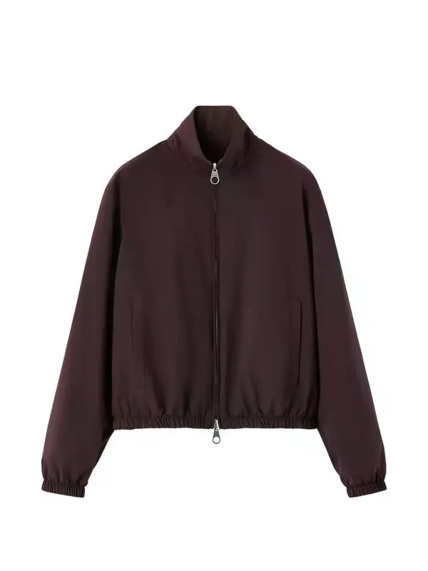 Loro Piana Windmate® Zip Reversible Bomber Jacket - Red