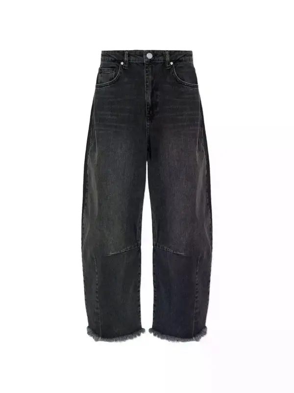 ALLSAINTS Payton Frayed Jeans - Black