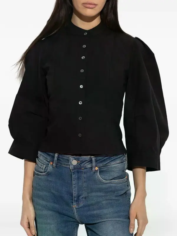 ALLSAINTS Maud Puff-sleeve Top