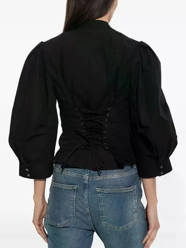 ALLSAINTS Maud Puff-sleeve Top