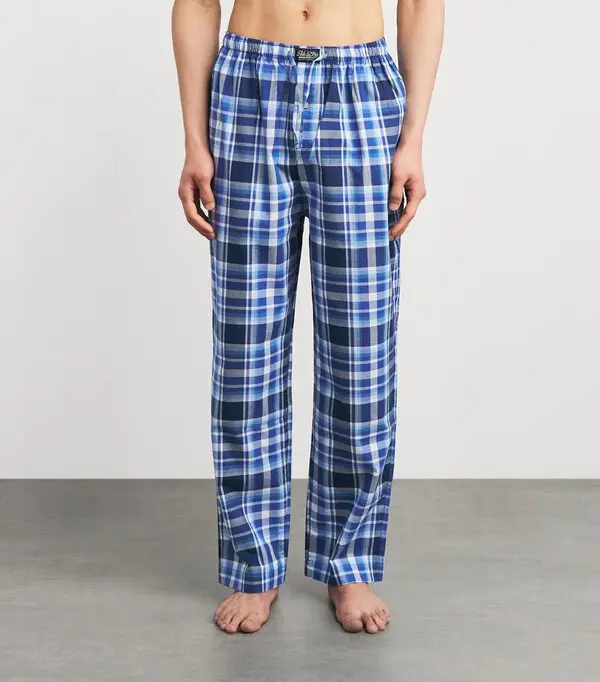 Polo Ralph Lauren Cotton Check Pyjama Trousers - Blue