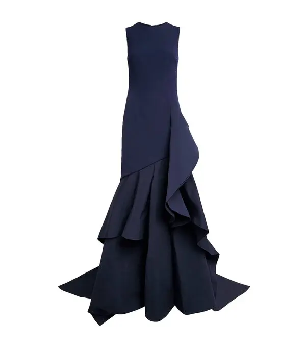 Safiyaa Cons Ruffle Gown