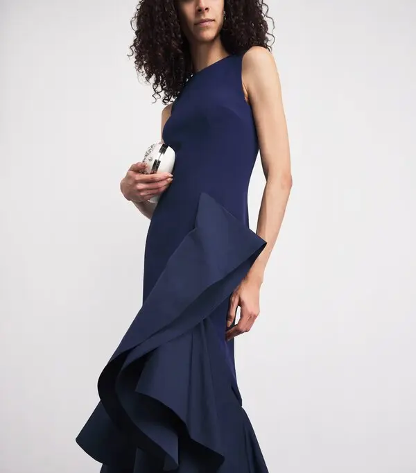 Safiyaa Cons Ruffle Gown