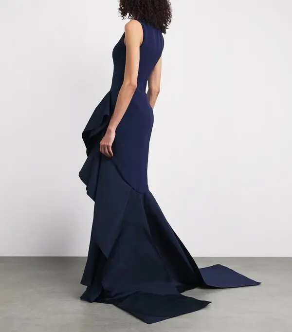 Safiyaa Cons Ruffle Gown