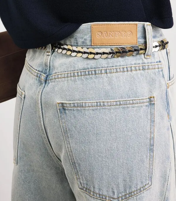 Sandro Barrel-leg Jeans