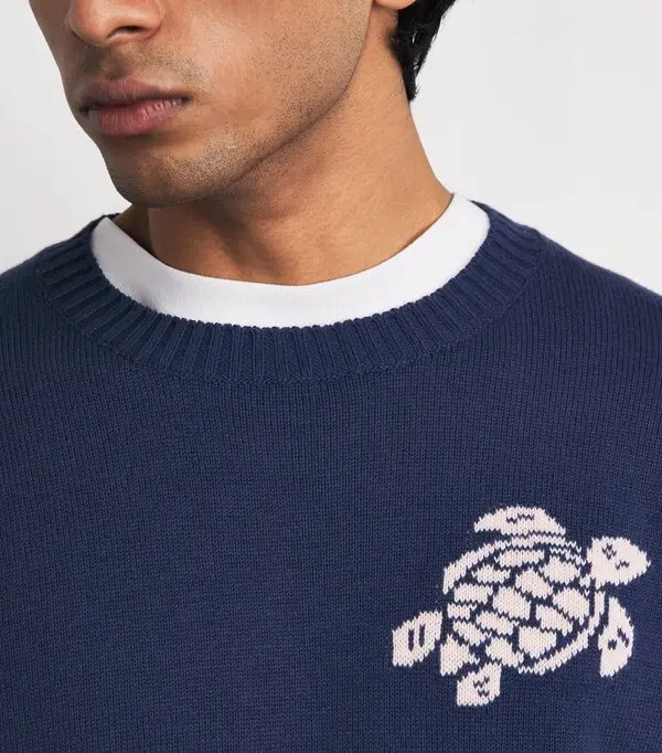 Vilebrequin Cotton-cashmere Rayol Sweater - Navy