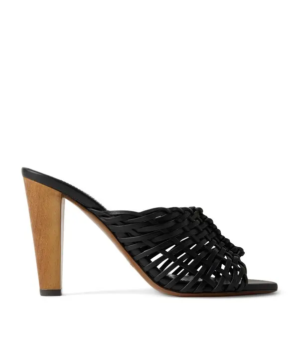 Ralph Lauren Lamb Leather Heeled Mules